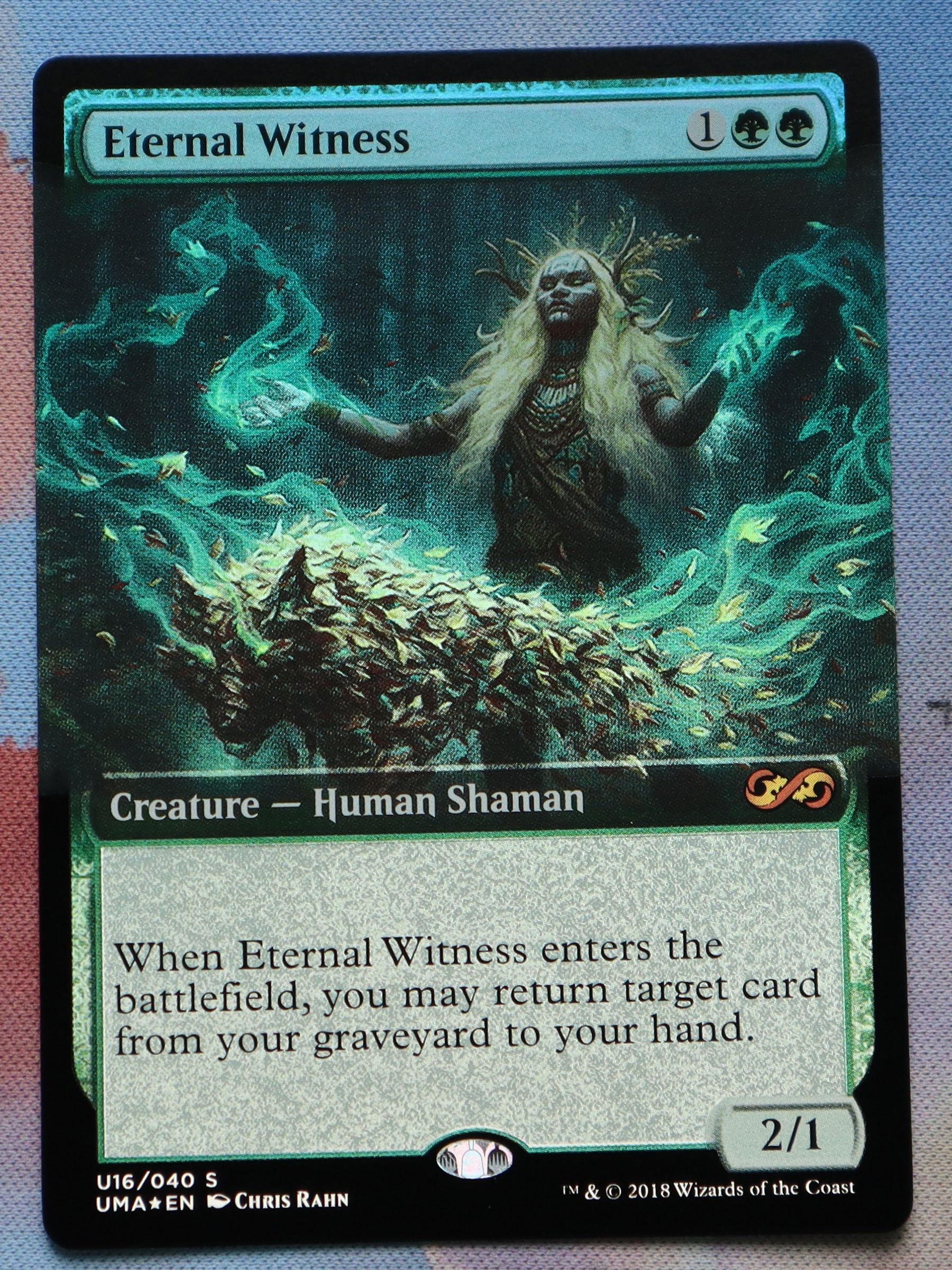 Eternal Witness PUMA Ultimate Box Topper foil – Usea Magic Proxy