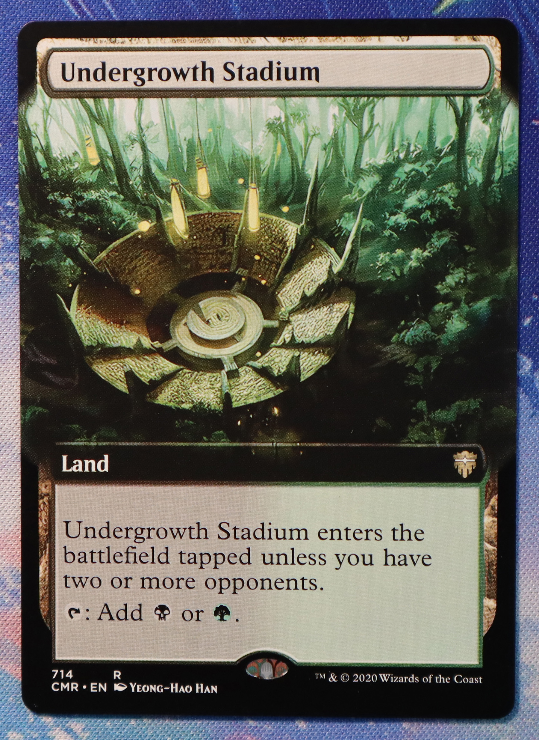 Undergrowth Stadium extended art Commander Legends (CMR) hologram ... Undergrowth Stadium extended art Commander Legends (CMR) hologram ...