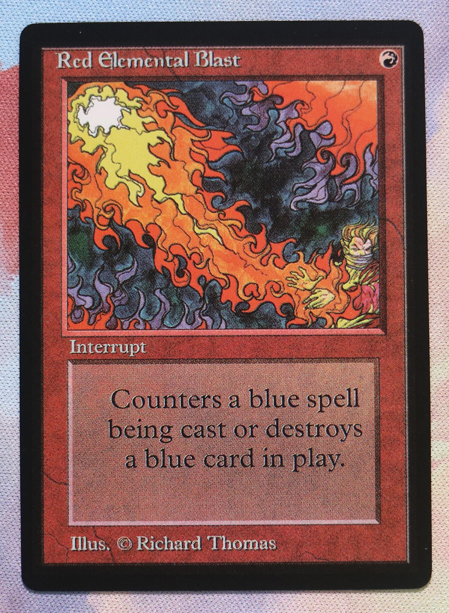 Red Elemental Blast B Limited Edition Beta (LEB) normal – Usea Magic Proxy