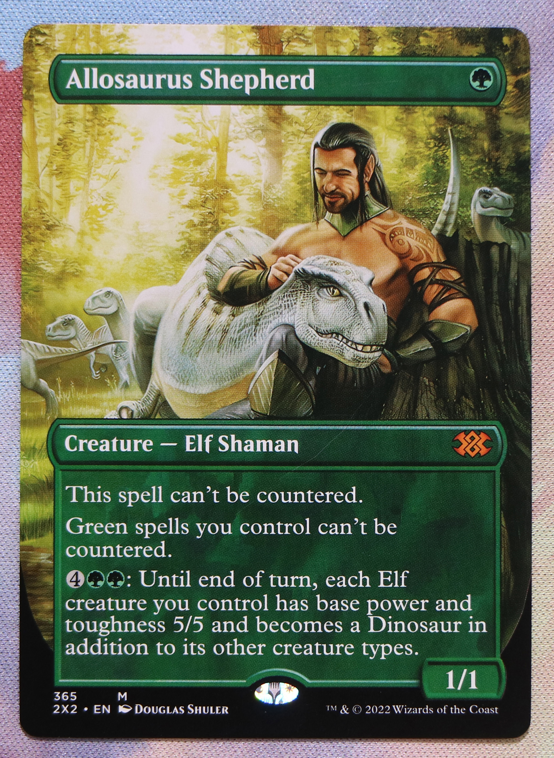 Allosaurus Shepherd #365 English Double Masters 2022 (2X2) hologram ...