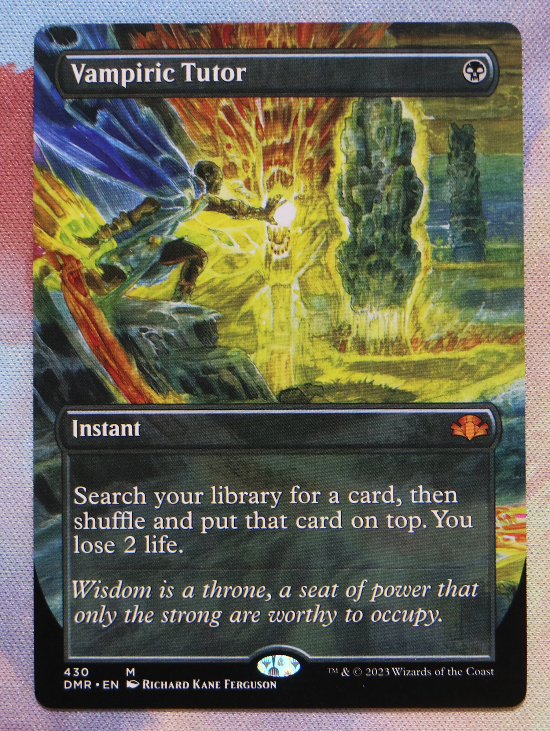 Vampiric Tutor #430 Dominaria Remastered (DMR) hologram – Usea Magic Proxy Vampiric Tutor #430 Dominaria Remastered (DMR) hologram – Usea Magic Proxy