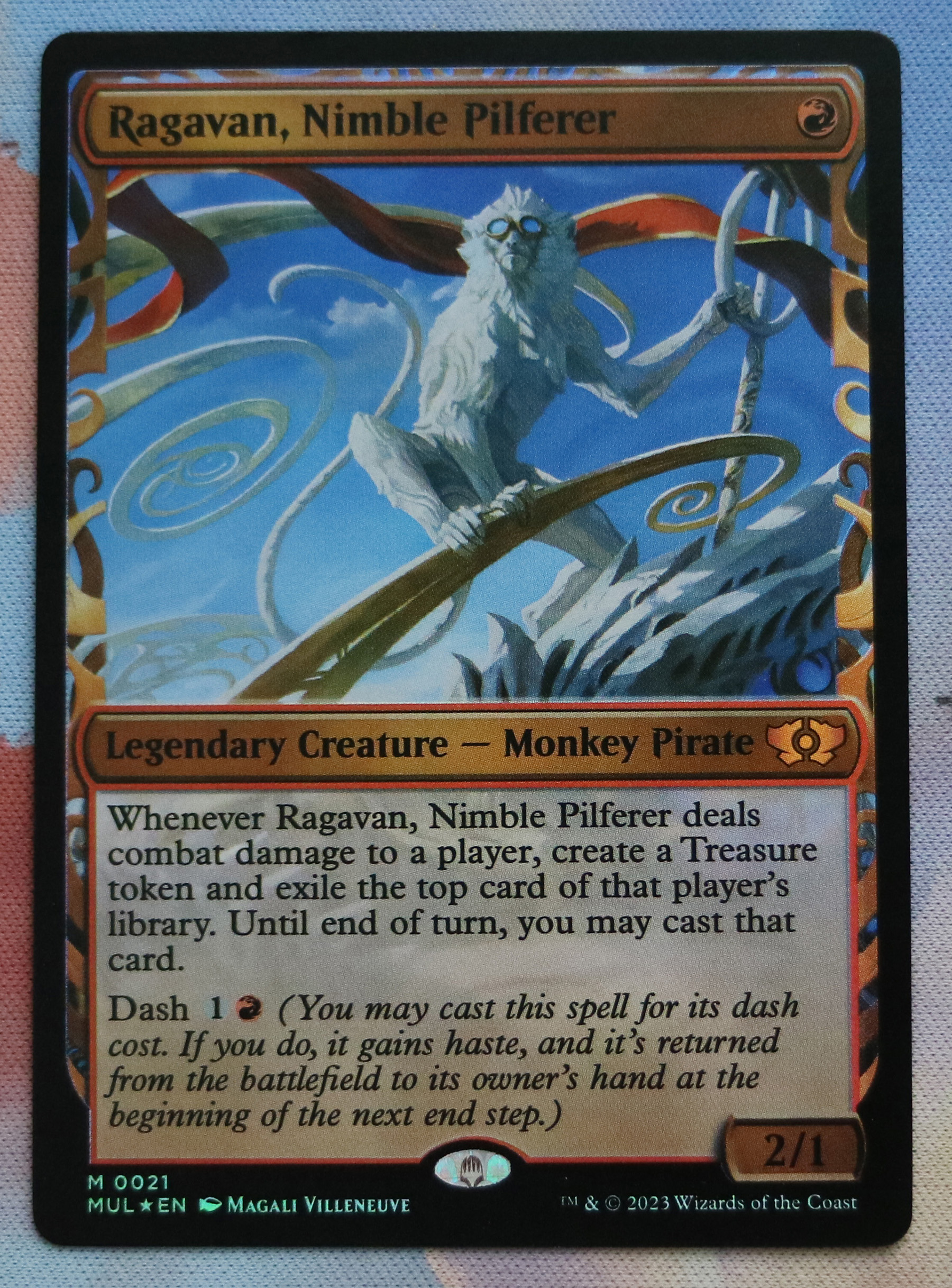 Ragavan, Nimble Pilferer #21 Multiverse Legends (MUL) foil – Usea Magic ...