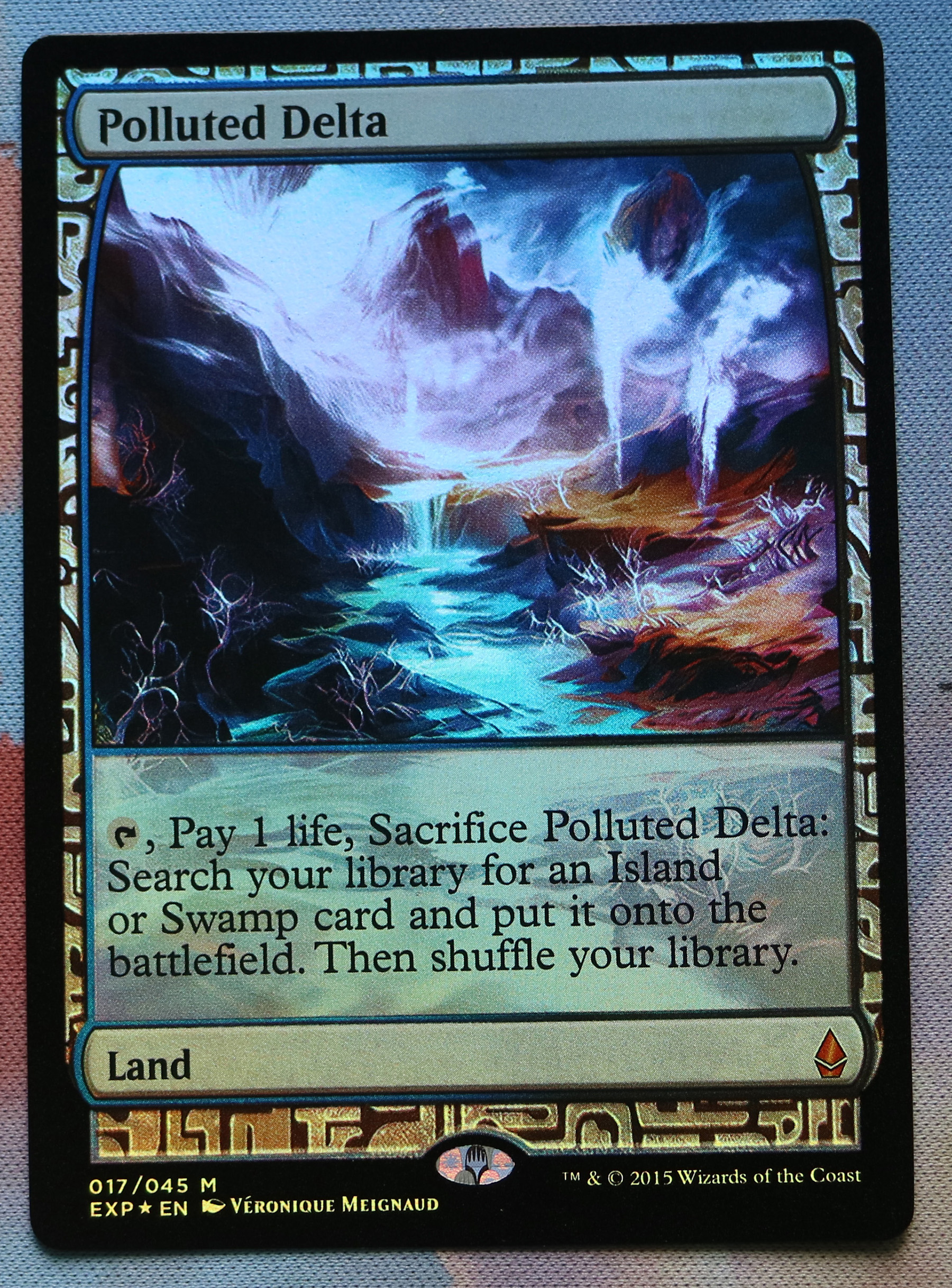 Polluted Delta Zendikar Expeditions foil – Usea Magic Proxy