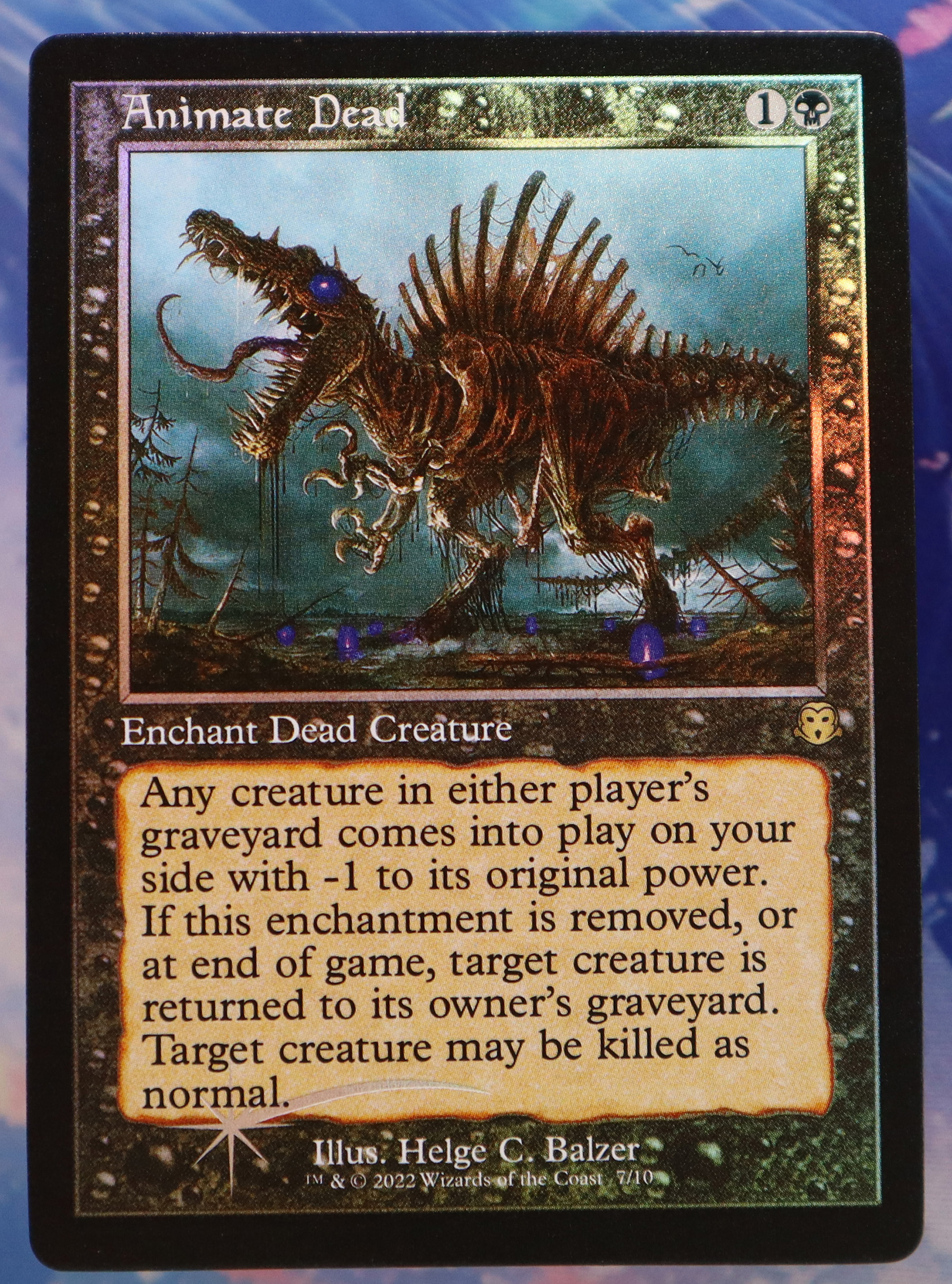 Animate Dead P22 Judge Gift Card foil – Usea Magic Proxy