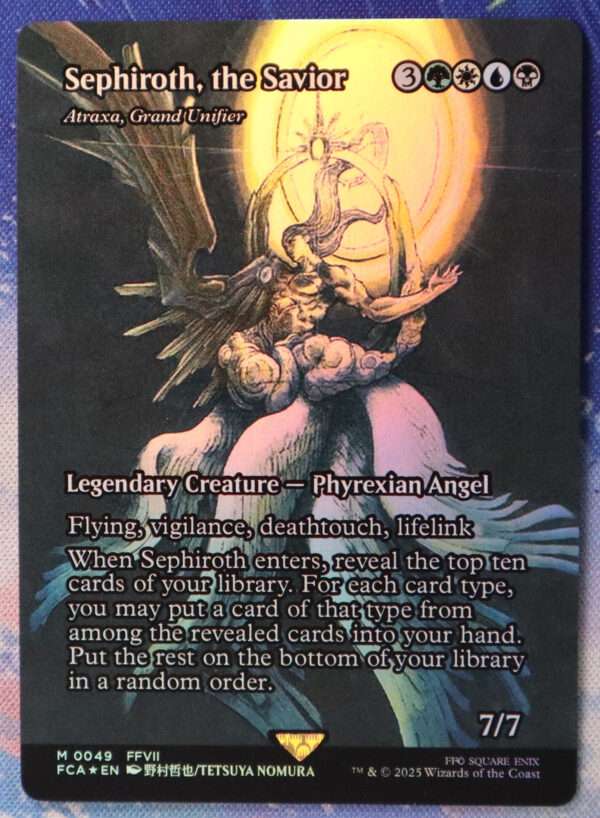 Atraxa, Grand Unifier Sephiroth, the Savior FCA foil – Usea Magic Proxy