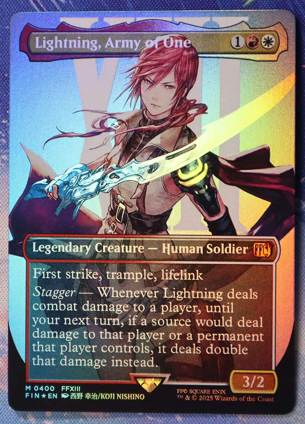 Lightning, Army of One FIN foil – Usea Magic Proxy