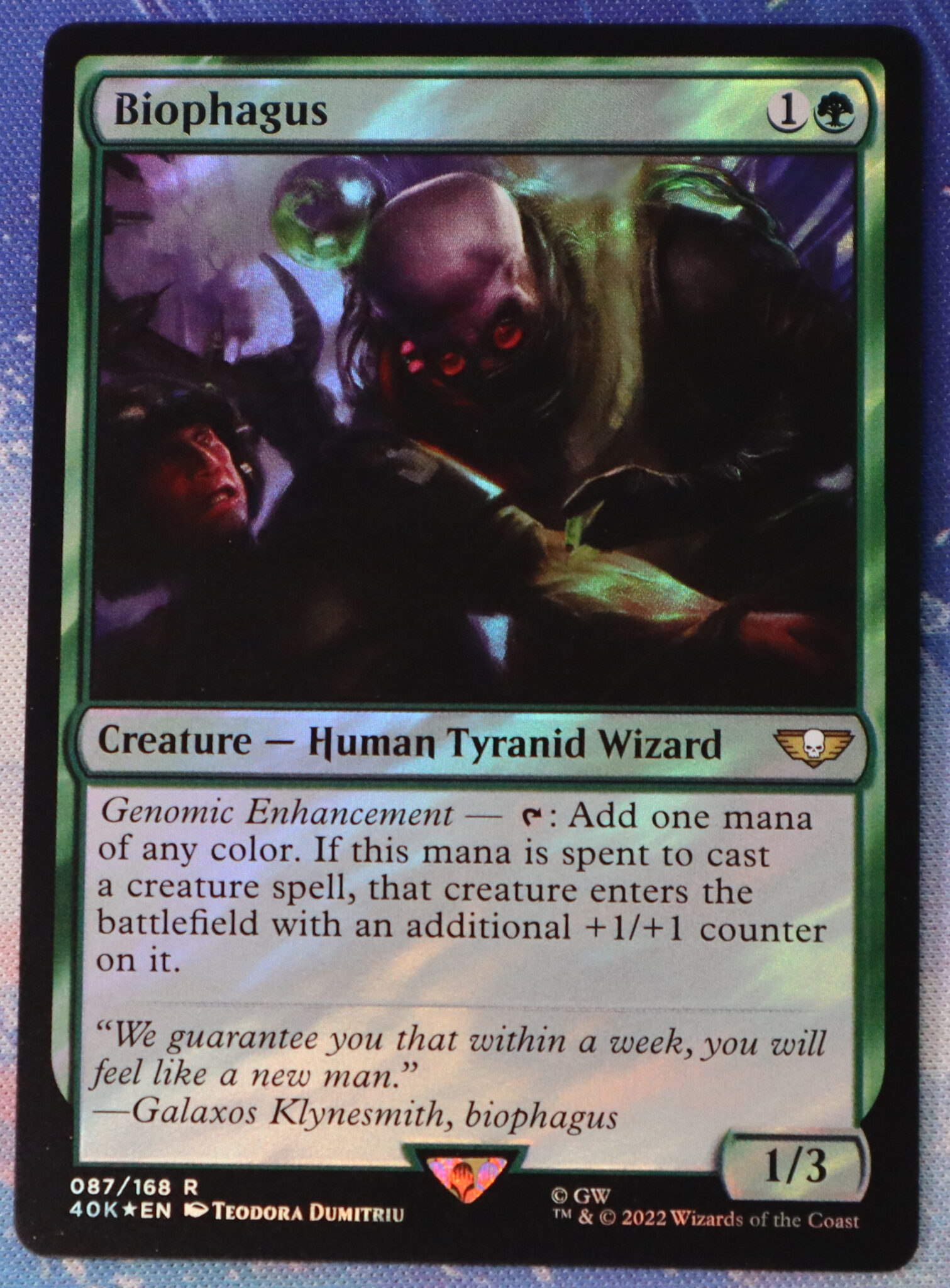 Biophagus #87 40K surgefoil – Usea Magic Proxy