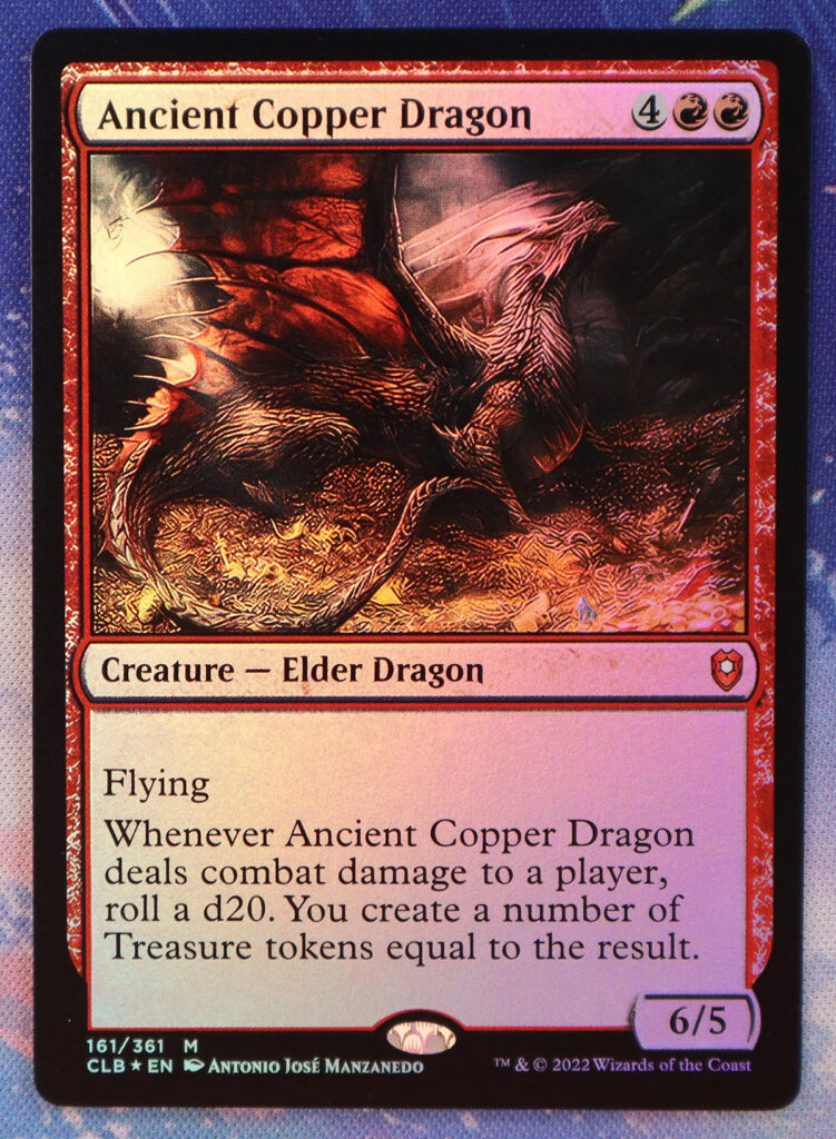 Ancient Copper Dragon #161 CLB foil – Usea Magic Proxy
