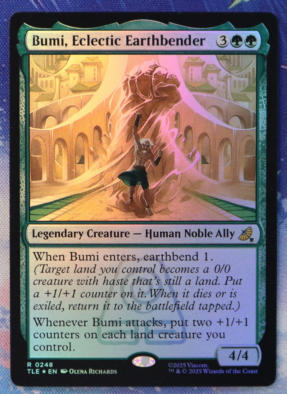 Bumi, Eclectic Earthbender #248 TLE foil – Usea Magic Proxy